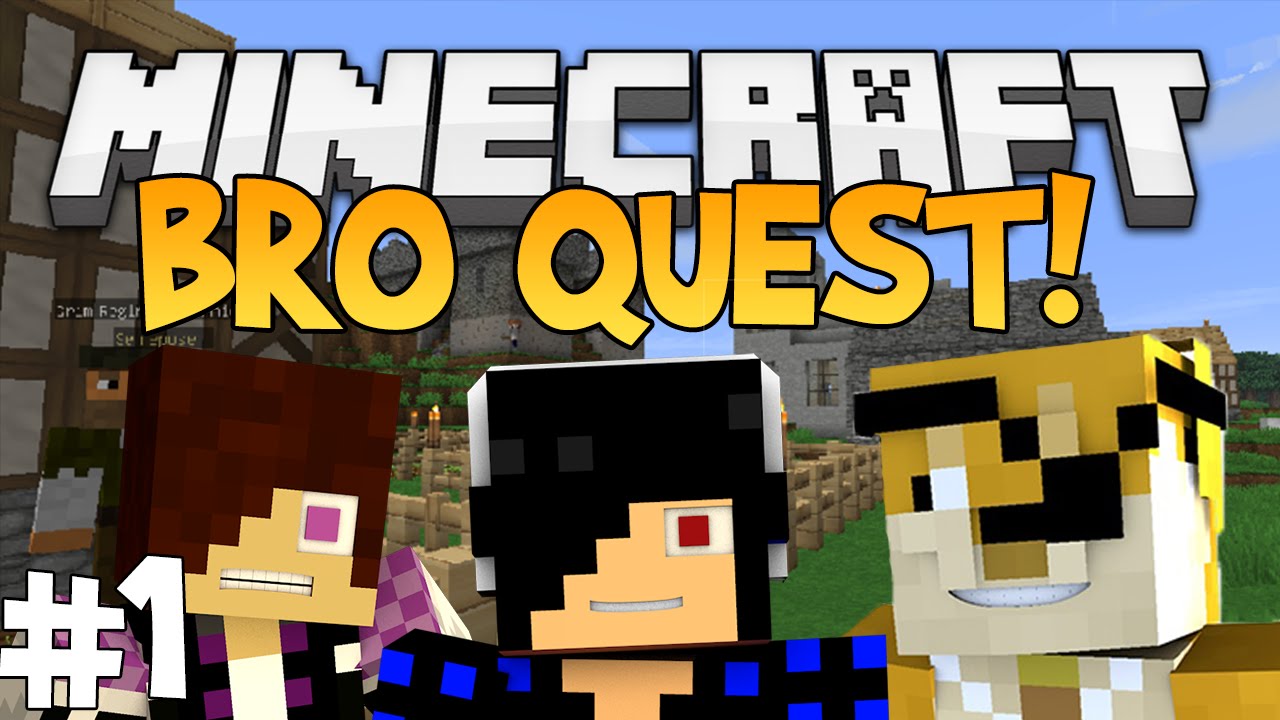 AND SO IT BEGINS [Minecraft: Modded Bro Quest!] (#1) - YouTube
