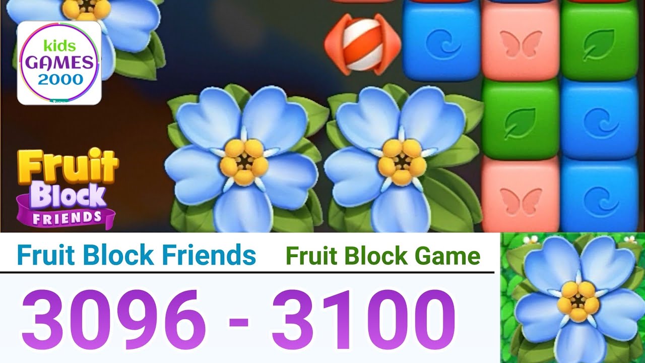 Fruit Block Friends - Best game for you.level 3096-3100 - YouTube