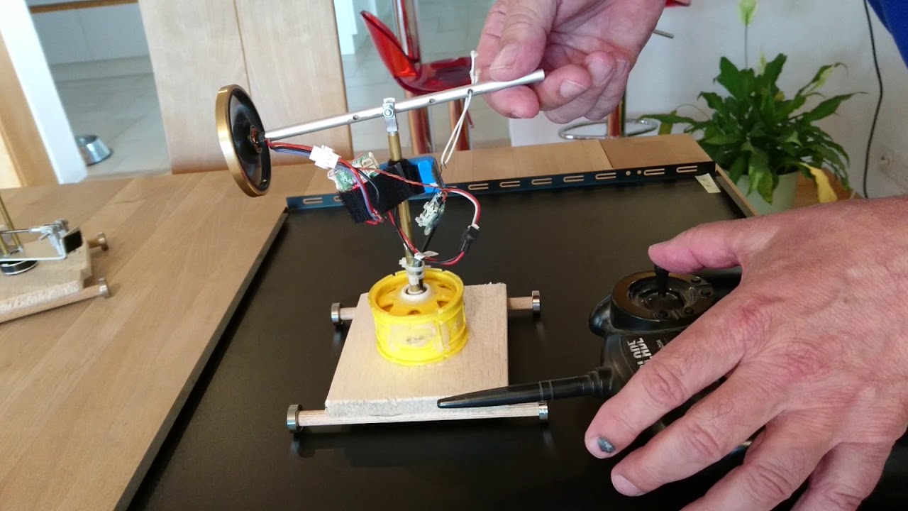 inertial propulsion with gyroscope part 19 motorising the gyro - YouTube