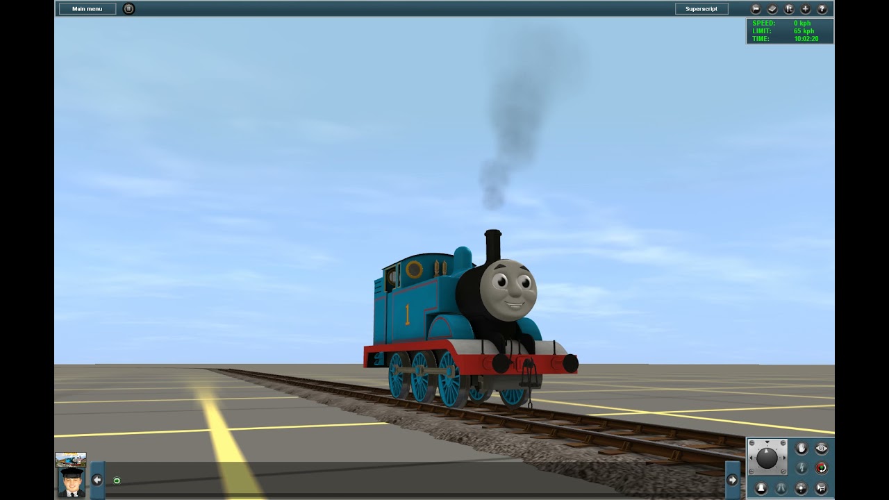 Thomas and friends Thomas CGI train test (Trainz gameplay 2) - YouTube