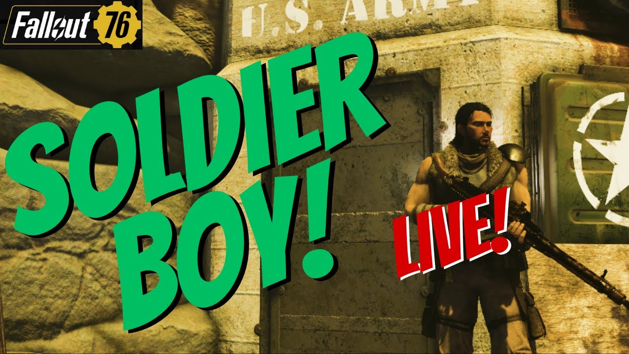 Fallout 76 Live Stream - Rambo Part 7 - YouTube