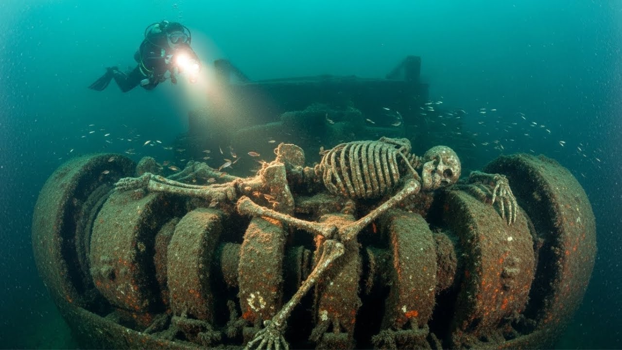 Deep Sea Skeletons and Lost Treasure | Diver Captures Everything on ...