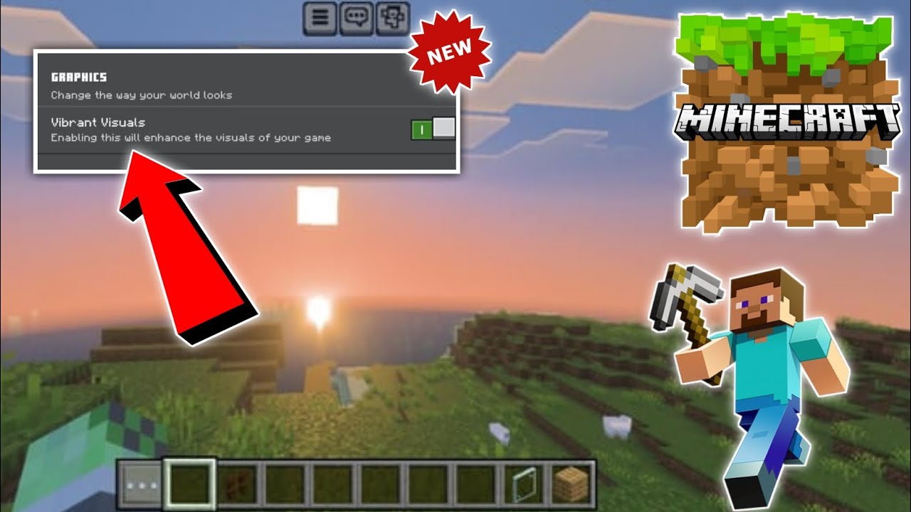 How to Enable VIBRANT VISUALS in Minecraft Bedrock Edition ANDROID ...