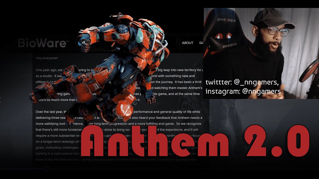 Anthem 2.0 || What's going on with the game? - YouTube