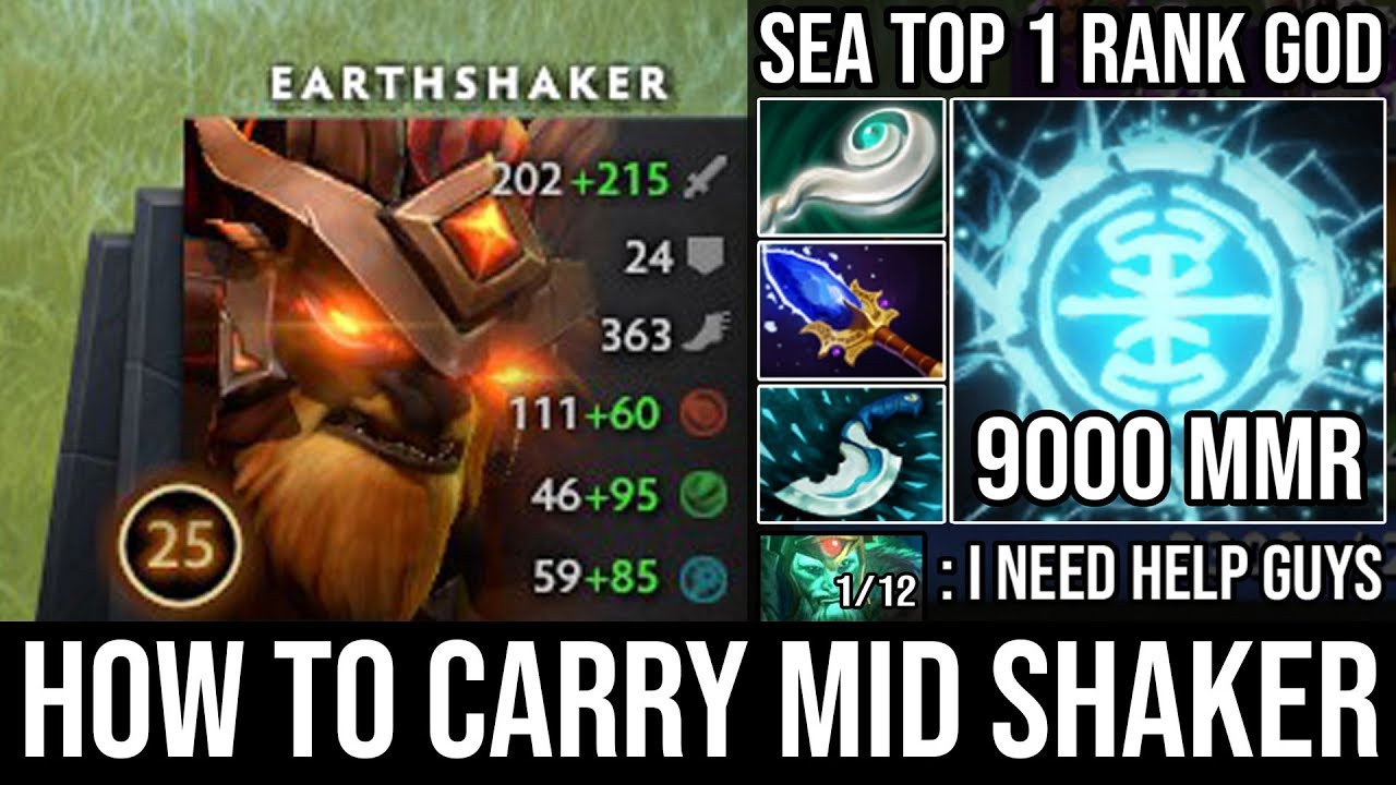 How to Solo Carry Mid Shaker Like a Top 1 MMR | EPIC Echo Slam with ...