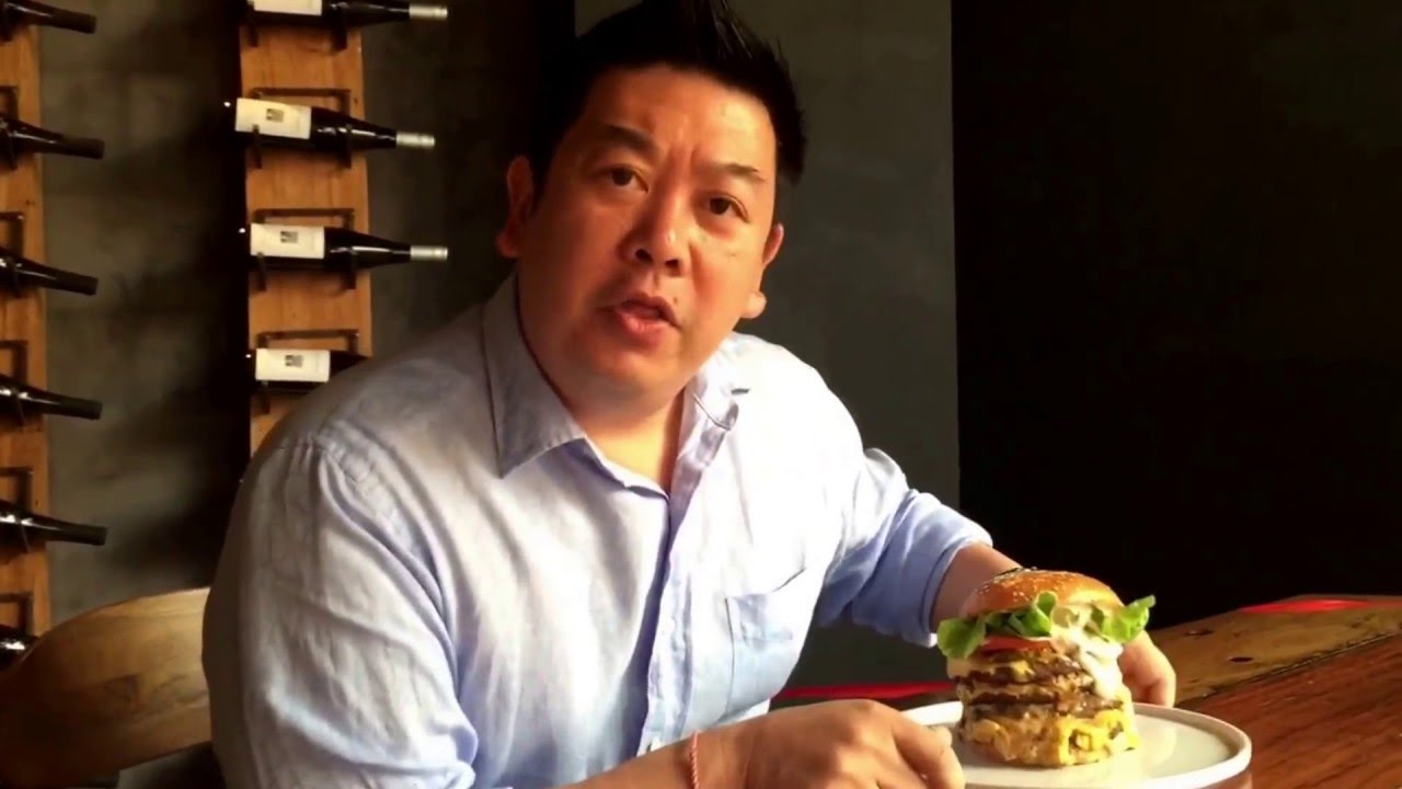 The Double Solo Burger. A ChewyBurger Special. A beast made up of four ...