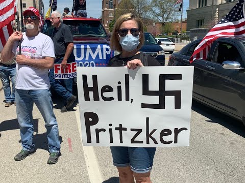 WAND TV News: Bigoted signage spotted at Reopen Illinois rallies