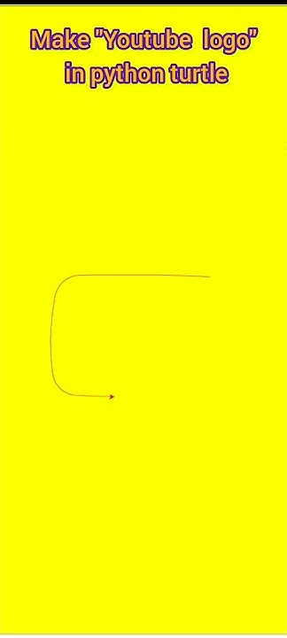 Make Youtube Logo With Python Turtle #shorts || #python ||#pythonprogramming || #turtle... - YouTube