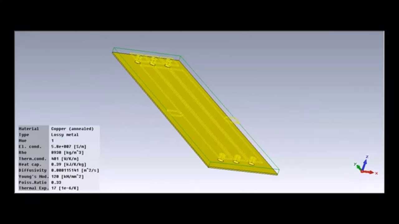 Microwave filter BPF printed and minimized "combline" topology for S ...