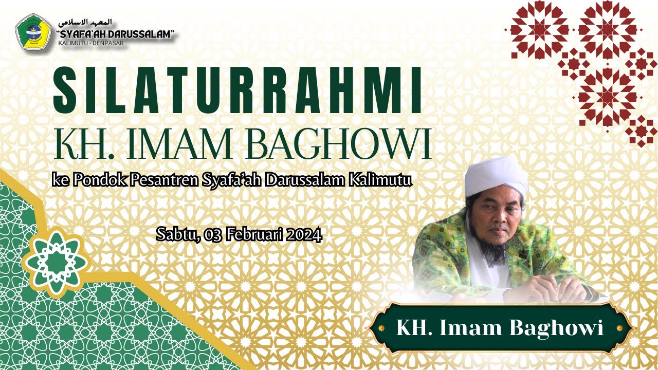 🔴 [Live] Silaturrahmi KH. Imam Baghowi (Pengasuh PPTQ Yasinat Jember ...