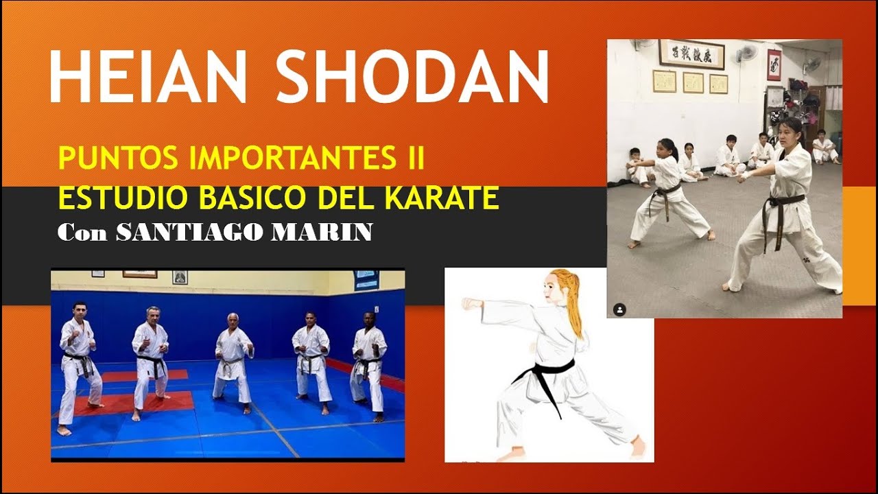Puntos importantes 2 HEIAN SHODAN ESTUDIO BASICO DEL KARATE - YouTube