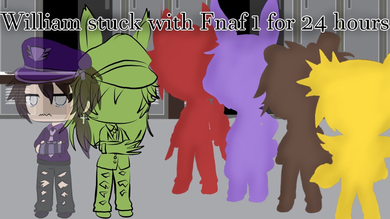 William stuck with the FNAF 1 cast for 24 hours - YouTube