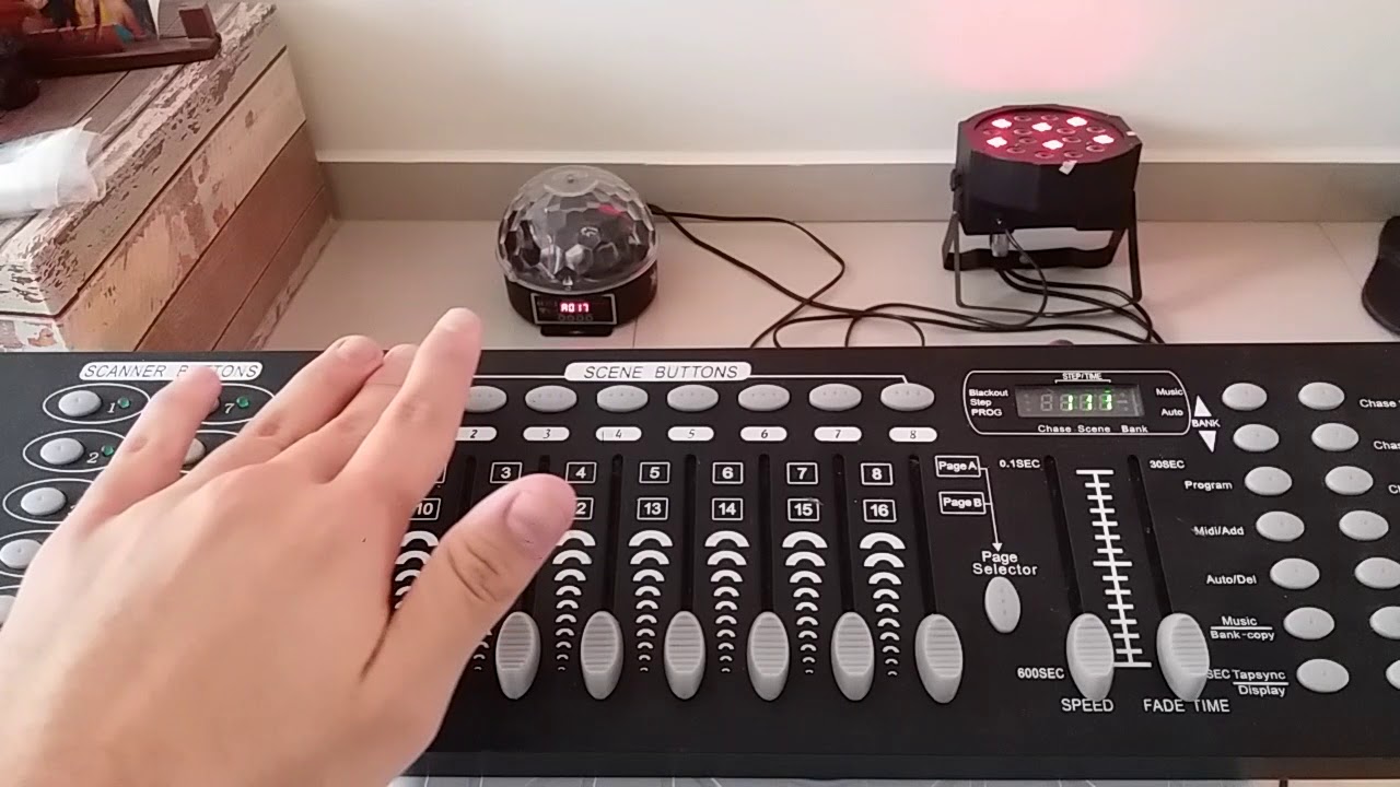 Como Utilizar Modo Rítmico (Sound) Na Mesa DMX - YouTube