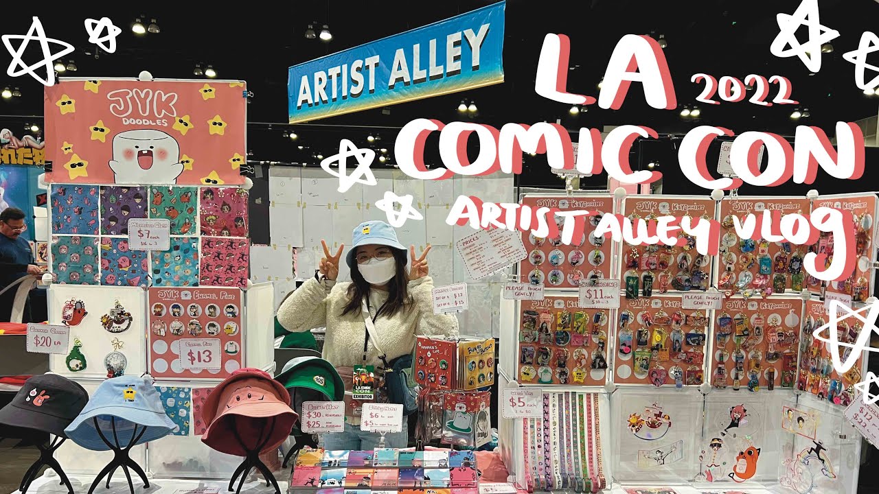 LA Comic Con Artist Alley 2022 - YouTube