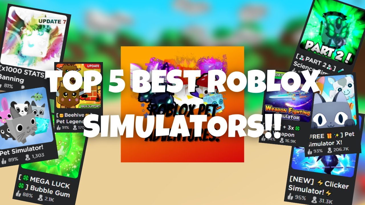 🏆(OPINION) Top 5 BEST Roblox Simulator Games!! | Roblox - YouTube