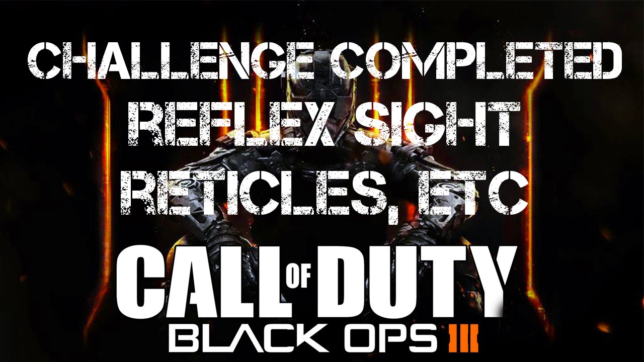 BO3: Challenge Completed || Prophet Cyberpunk Helmet, Reflex Sight ...