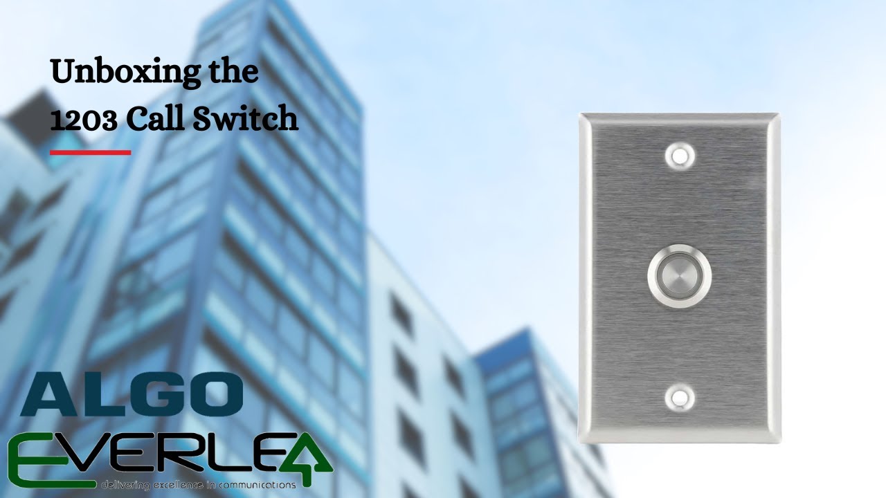 Algo 1203 switch unbox - YouTube