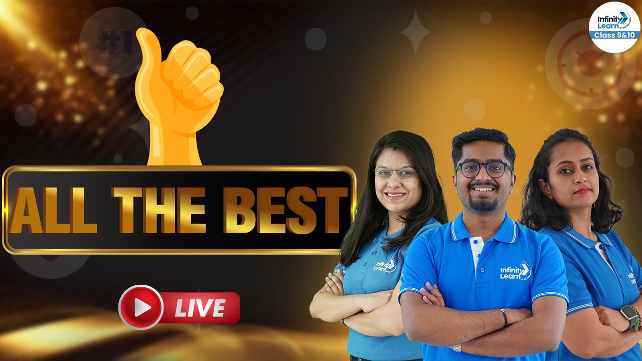 All the Best - last Minute Tips/Tricks for Science Exam || Class 10 ...