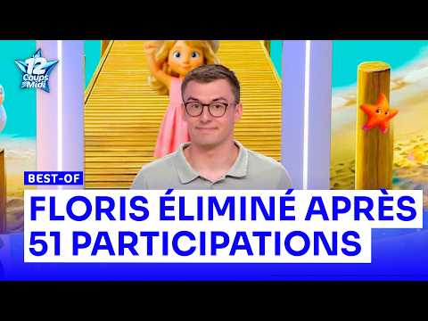 Floris éliminé après 51 participations | Best-of | Les 12 Coups de Midi