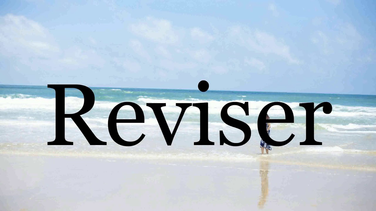 How To Pronounce Reviser🌈🌈🌈🌈🌈🌈Pronunciation Of Reviser - YouTube