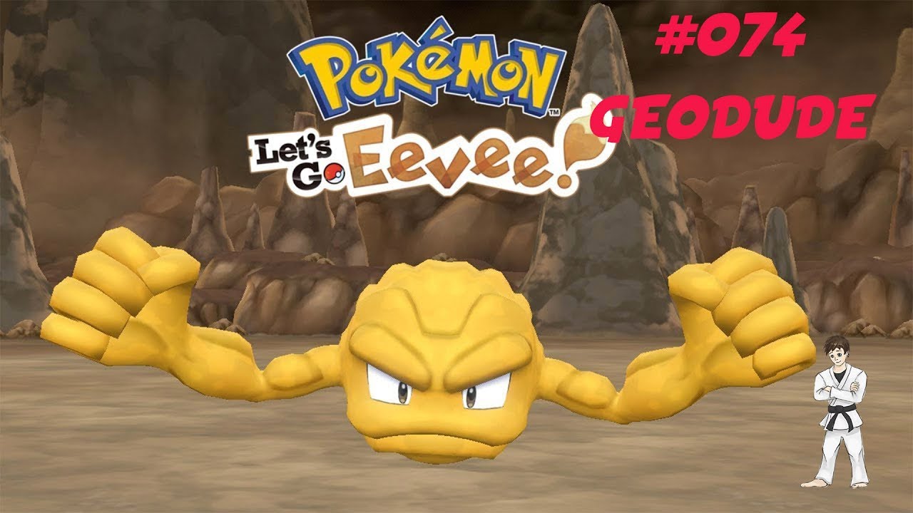 #074 Geodude Shiny - First ever shiny (Full Odds) Pokemon Lets Go - YouTube