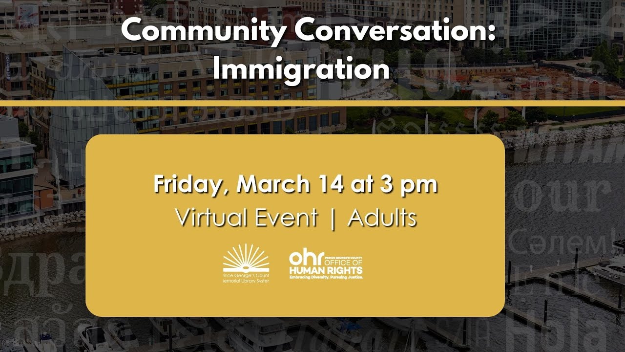Community Conversation: Immigration - YouTube