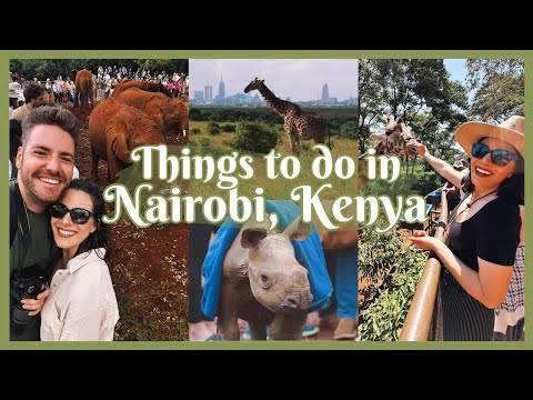 KENYA VLOG | Things to Do in Nairobi - Sheldrick Wildlife Trust, Giraffe Centre, National Park