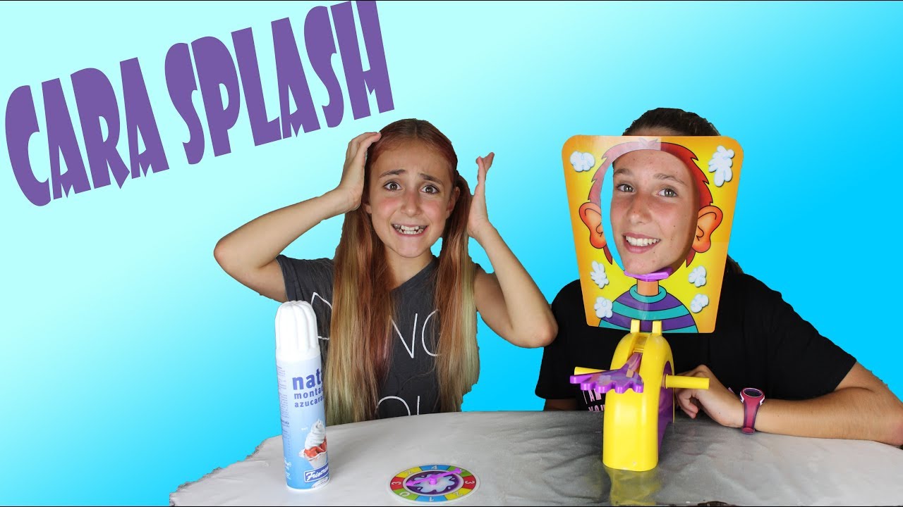 Cara Splash Reto | Pie Face Challenge - Silvia Sánchez - YouTube