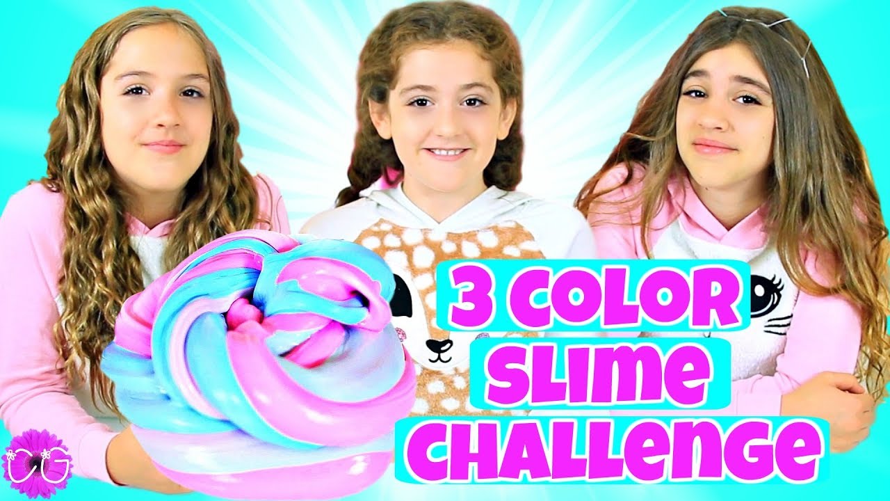 3 Color Slime Challenge! - YouTube
