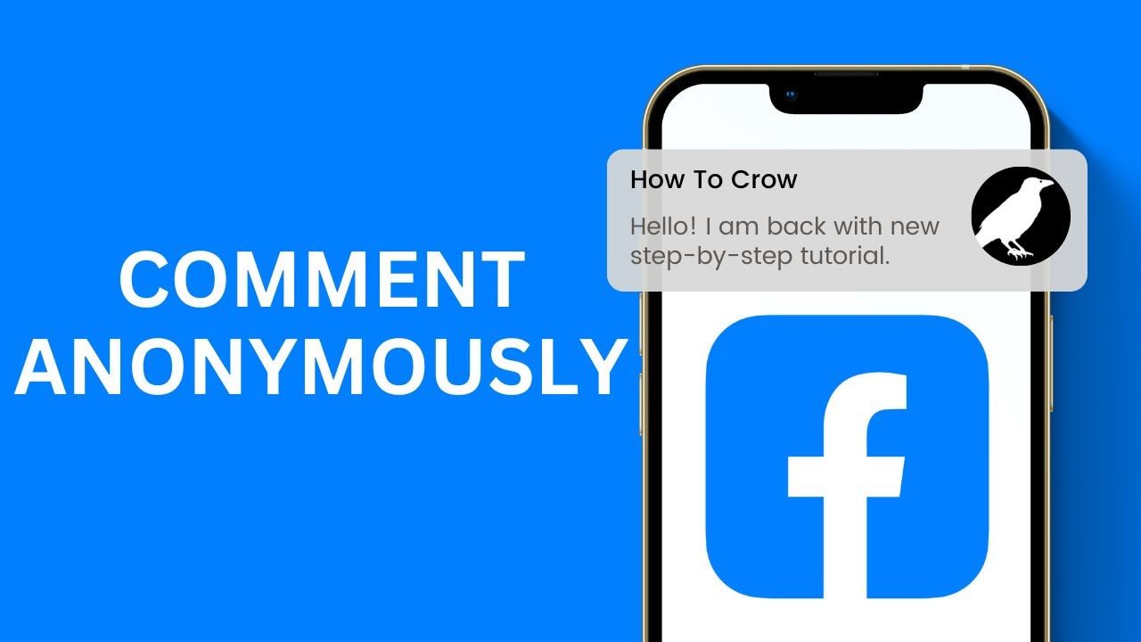 How to Comment Anonymously on Facebook Group | Anonymously on Facebook ...