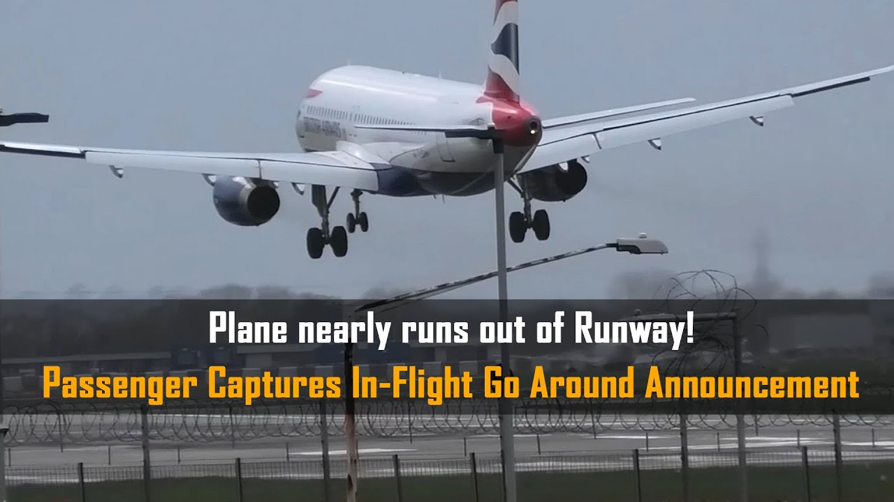 Storm Nelson: Plane runs out of runway as pilots perform a go around at ...