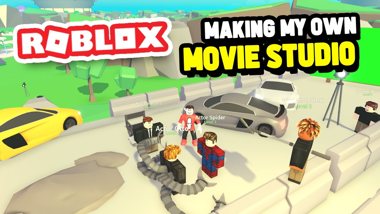 Building a MOVIE STUDIO in Roblox Actors Tycoon - YouTube