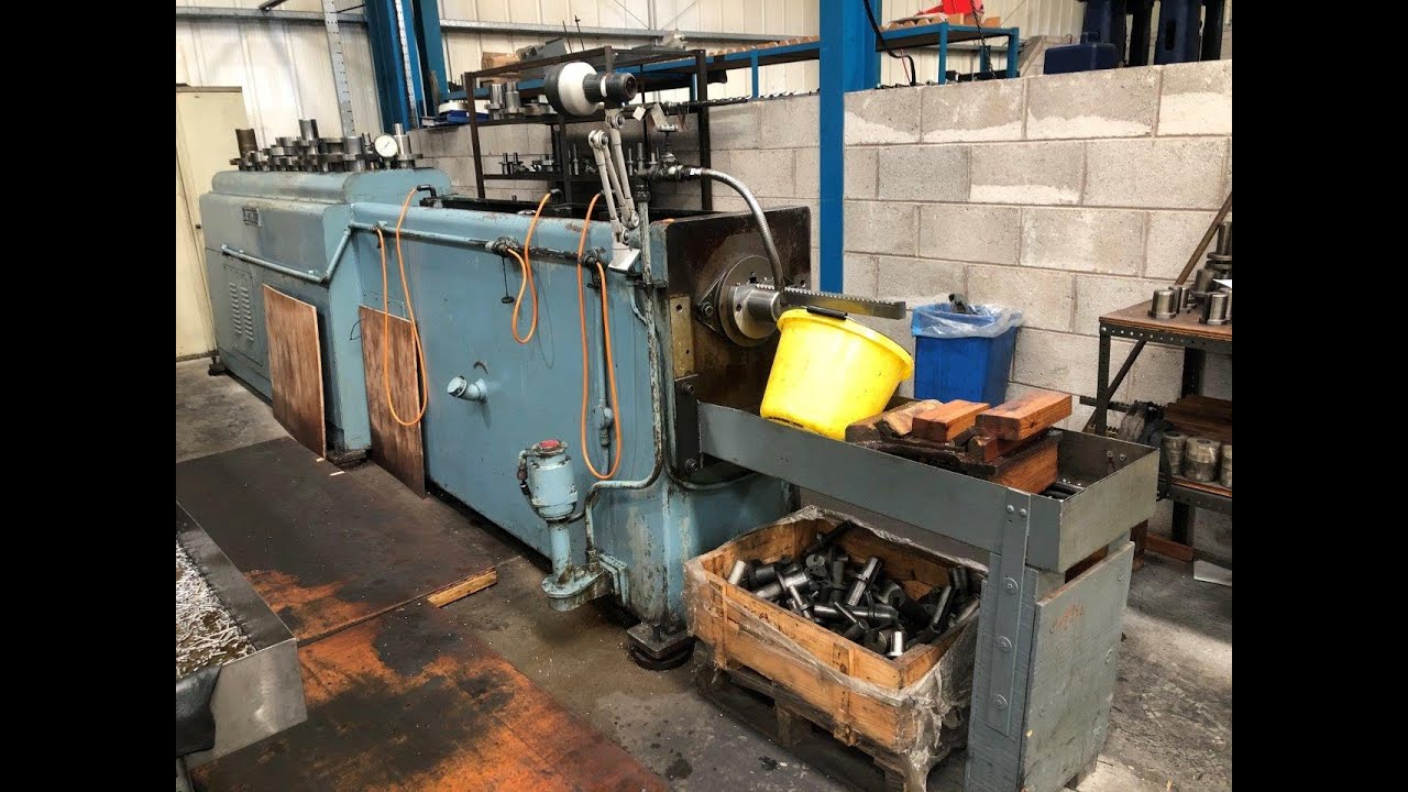 Lapointe H.P. Type Horizontal Broaching Machine Model HP40 - YouTube