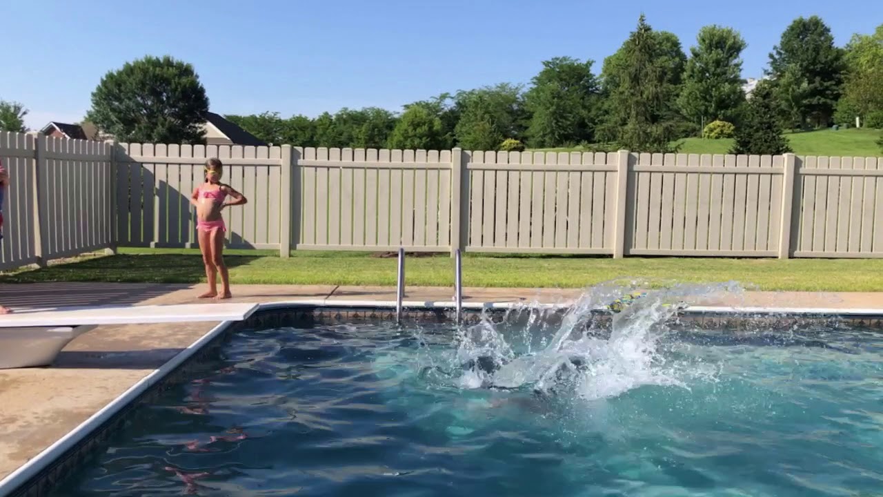 Brynn- pool boomerang - YouTube