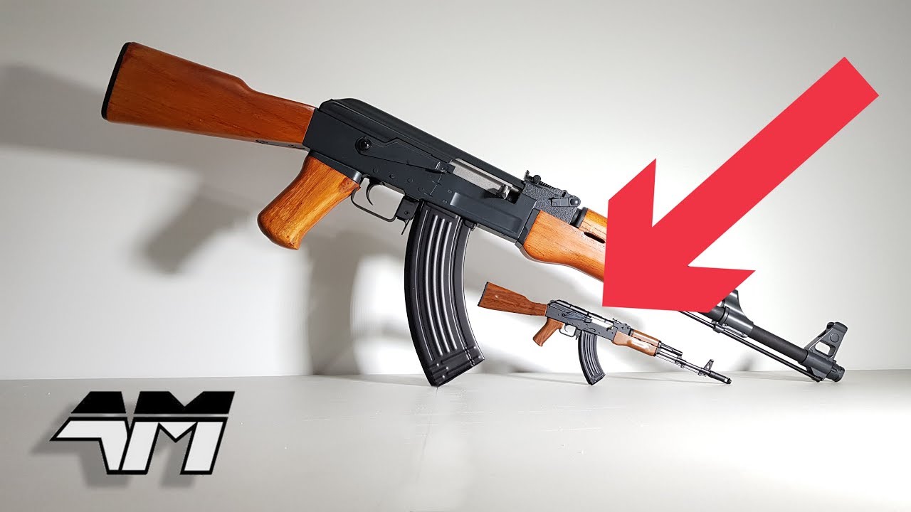 Tiny AK-47 from GoatGuns / AK-74 Hybrid / Unboxing & Review - YouTube