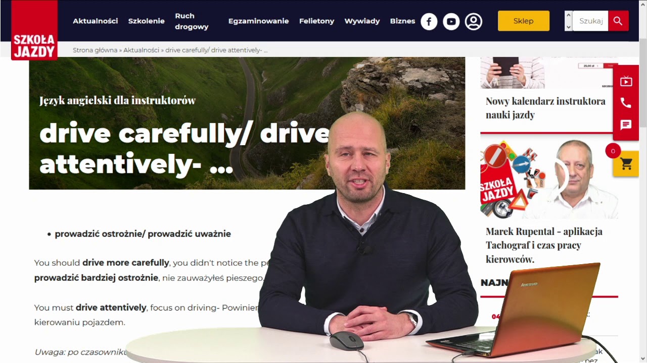 Słówko dnia: drive carefully - język angielski dla instruktorów nauki ...