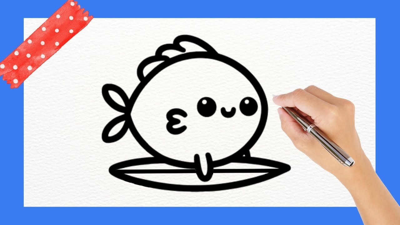 🐟 How To Draw A Fish Step By Step | Cute Fish Drawing Easy - YouTube