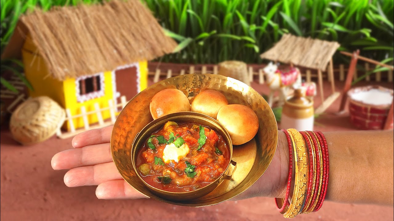 Mini Pav Bhaji | Mumbai Pav Bhaji | Miniature Pav Bhaji | Miniature ...