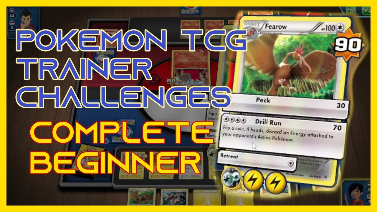 Complete Beginner Learns how to play Pokémon TCG | Trainer Challenges ...