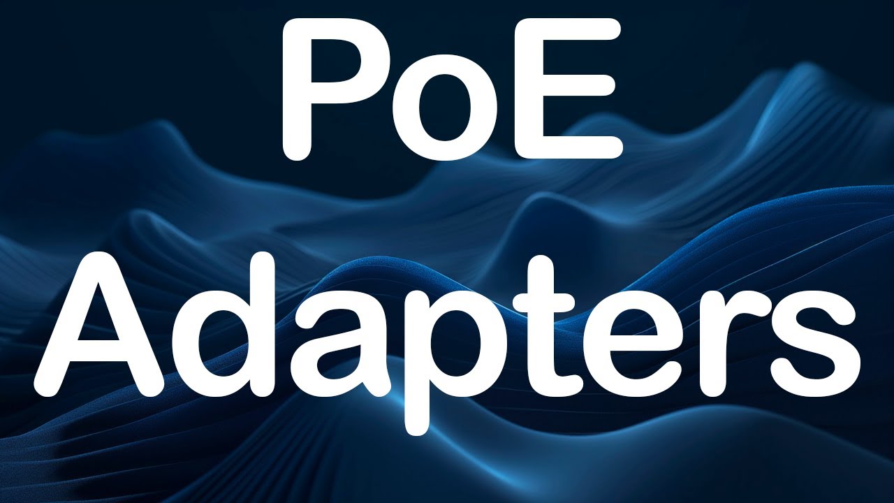 PoE Adapters - Some of the PoE adapters I use. - YouTube