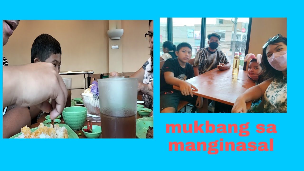 inabot ng gutom lunch mukbang sa mang inasal - YouTube