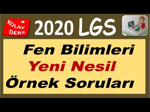 8.Sınıf Fen Bilimleri Örnek Sorular LGS | Mevsimler ve İklim