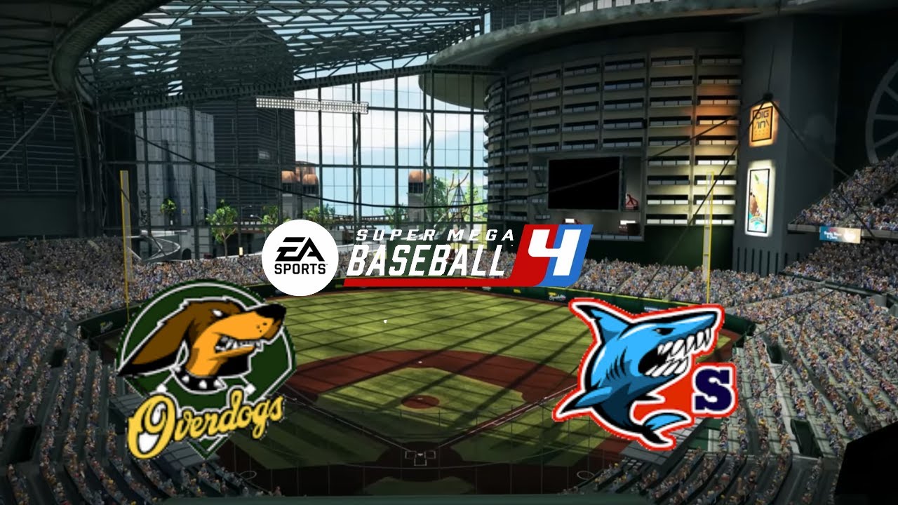 Super Mega Baseball 4 Raw Gameplay - Overdogs vs. Sawteeth - No ...