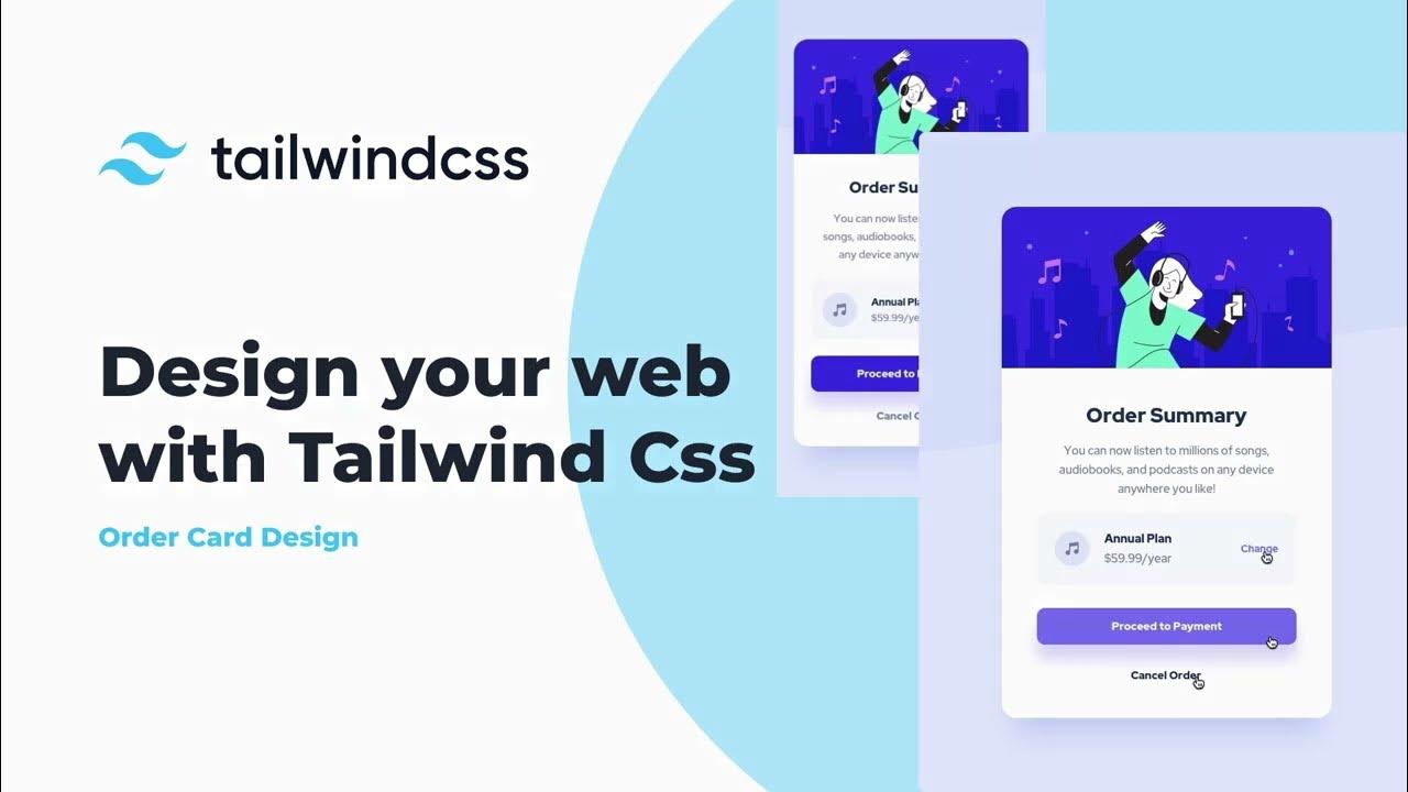 Tailwind CSS for beginners 2022 | Web Design Tutorial For beginners ...