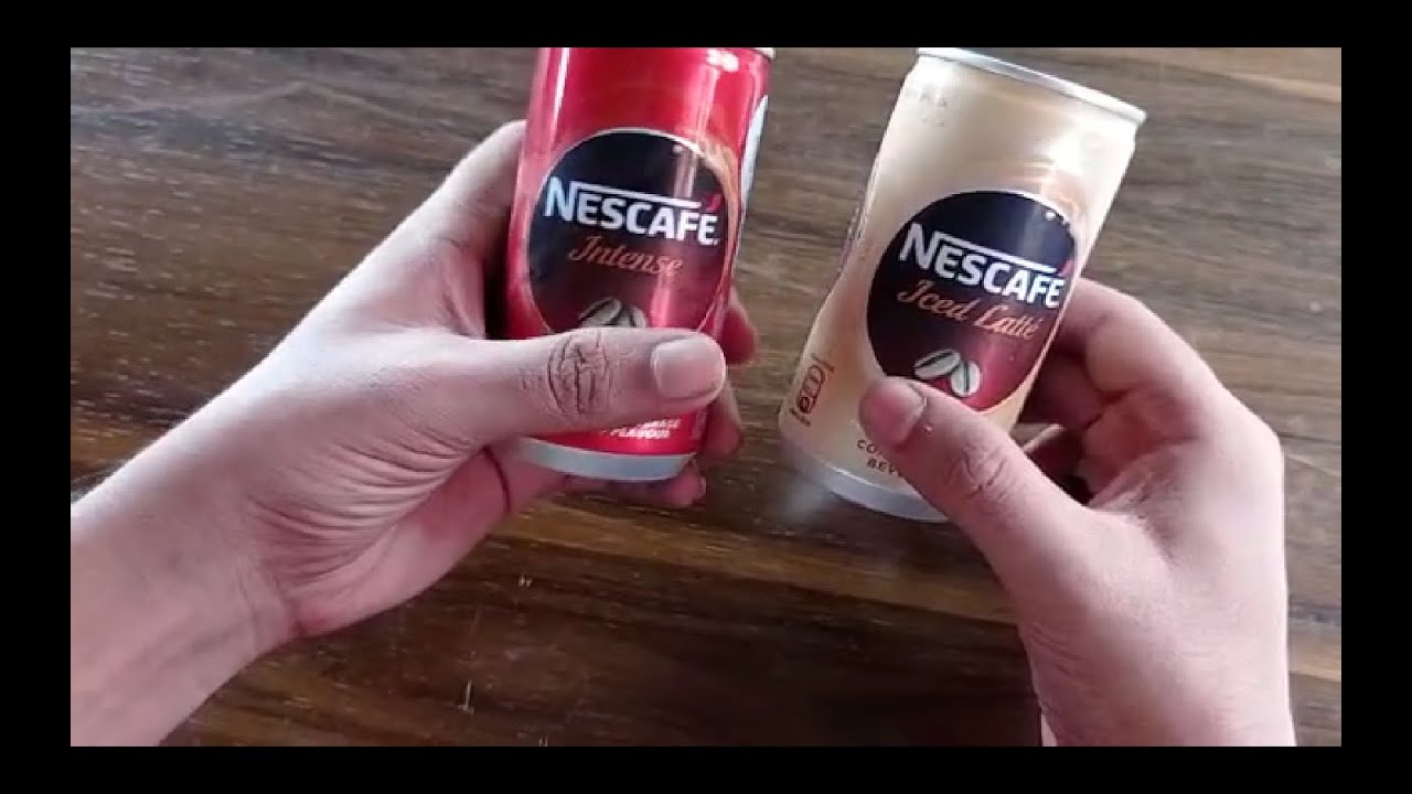 Trying the Nescafe Can Coffee | Nescafe intense and Nescafe iced latte ...