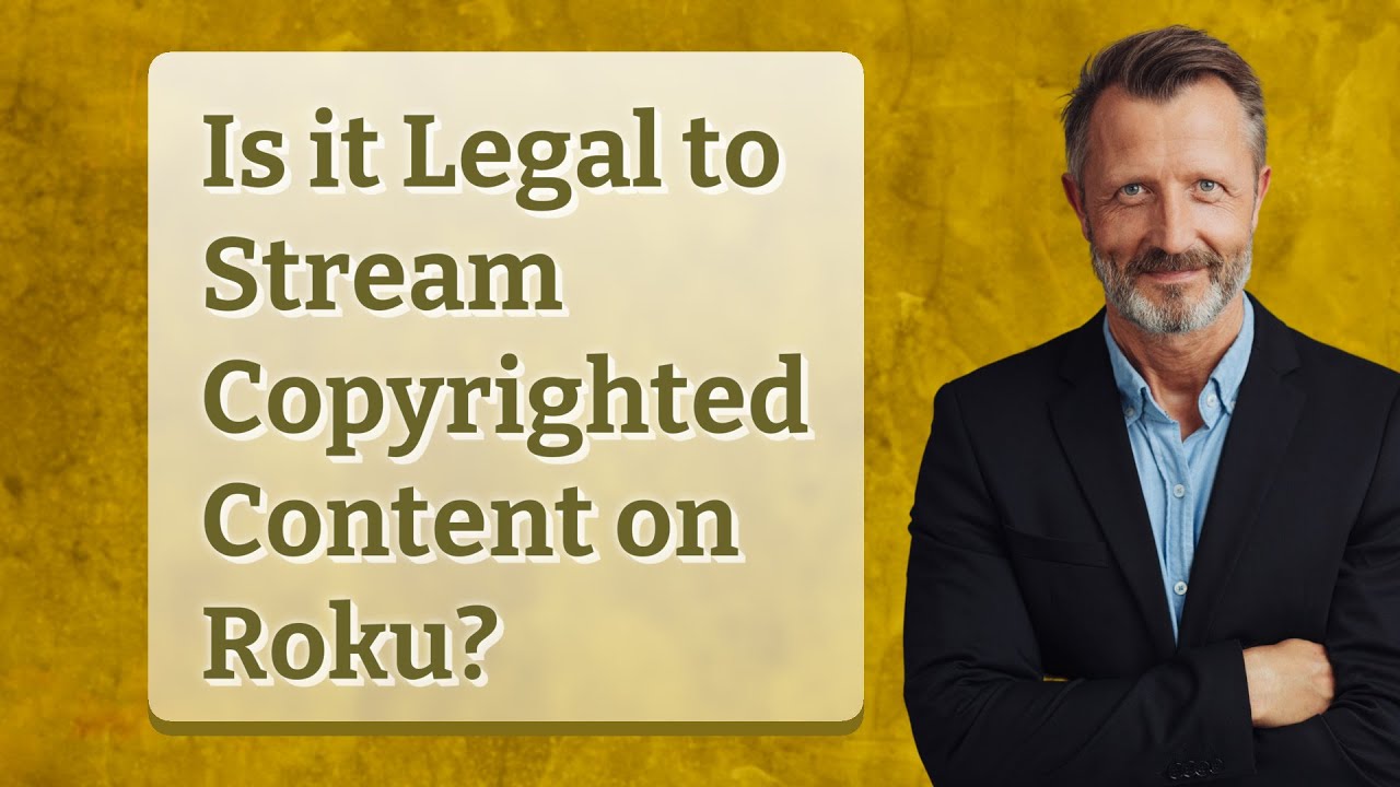Is it Legal to Stream Copyrighted Content on Roku? - YouTube