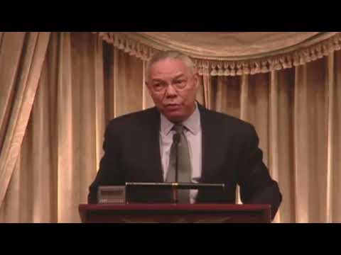 Colin Powell Speaks About Leadership and Trust [FILE]