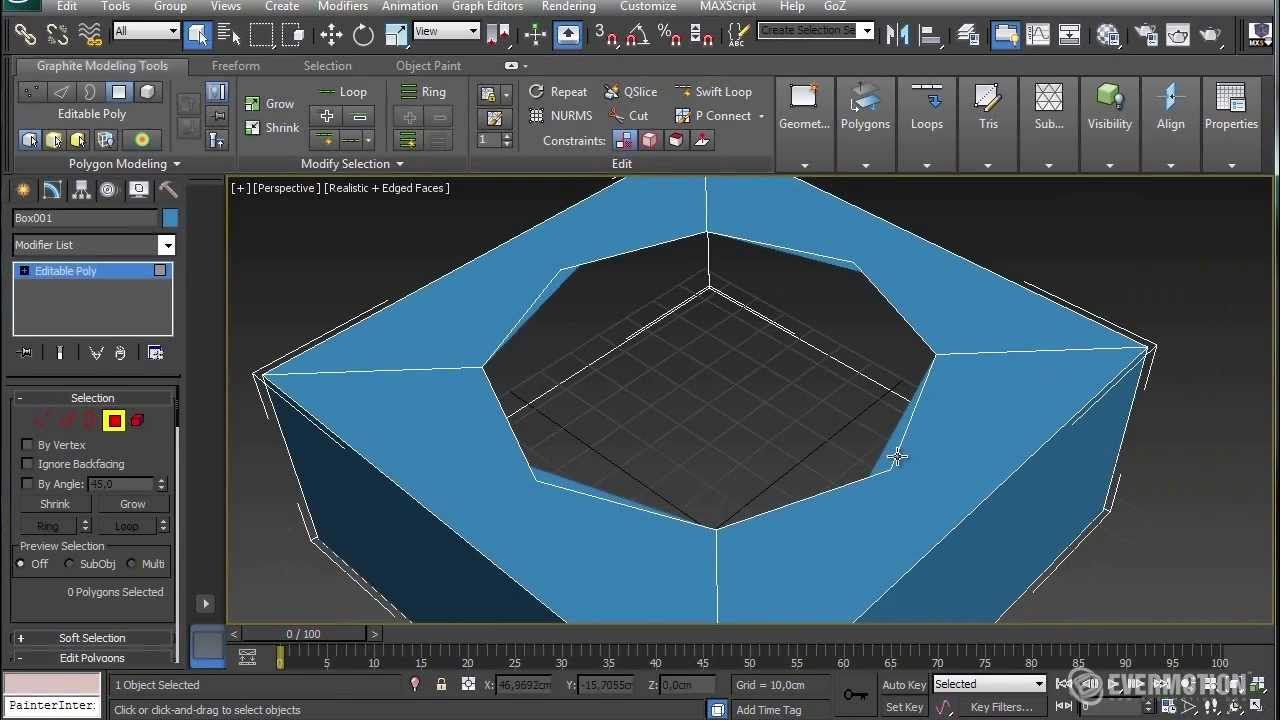 Fast cutting holes in 3ds max - YouTube