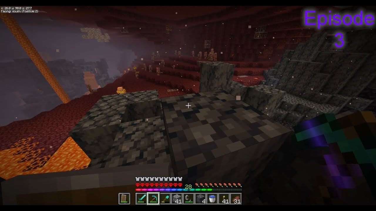 Mike's Hardcore Experience: Episode 3 - Mob Farming The Nether - YouTube