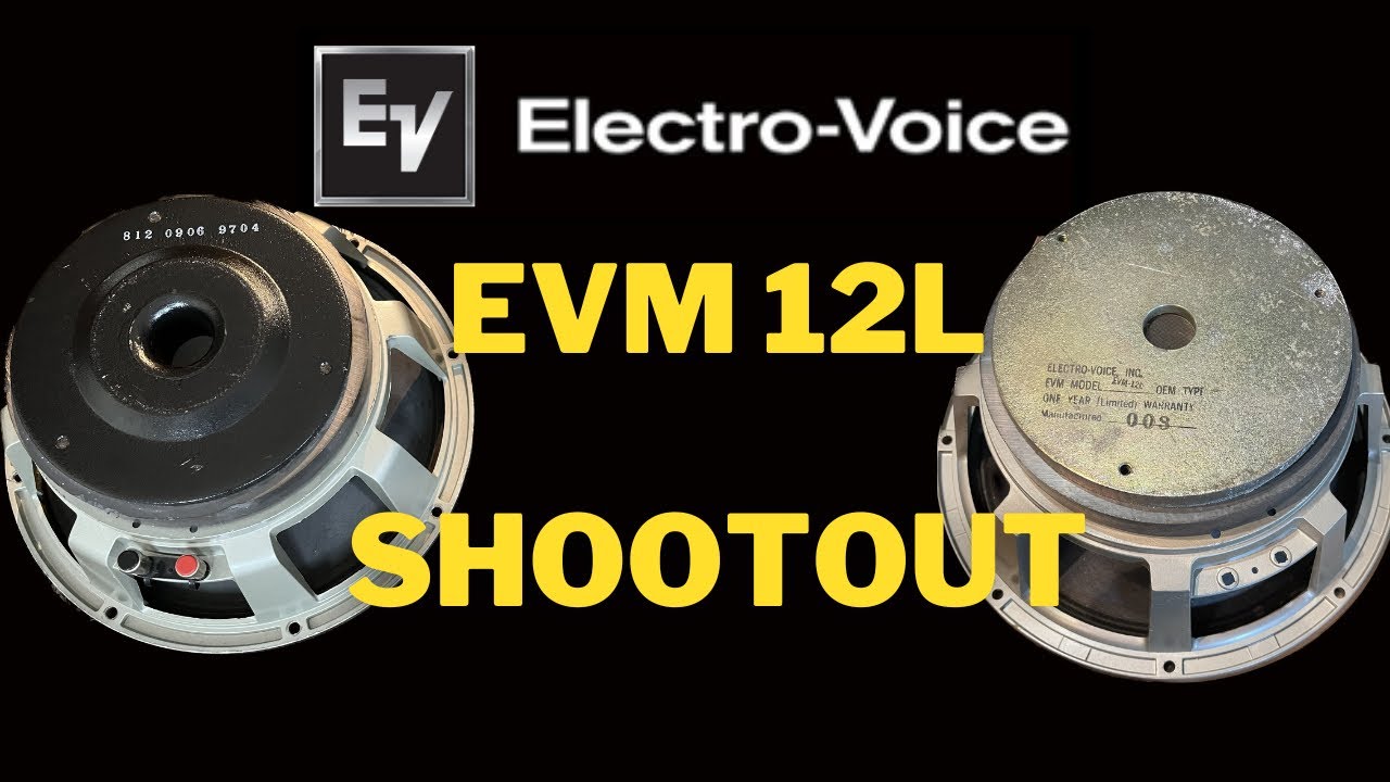 Electro voice EVM 12L speaker SHOOTOUT | Friedman Twin Sister amp head ...